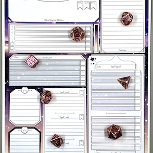 Druid Circle of Dreams Dnd 5e Character Sheet Digital Download - Etsy