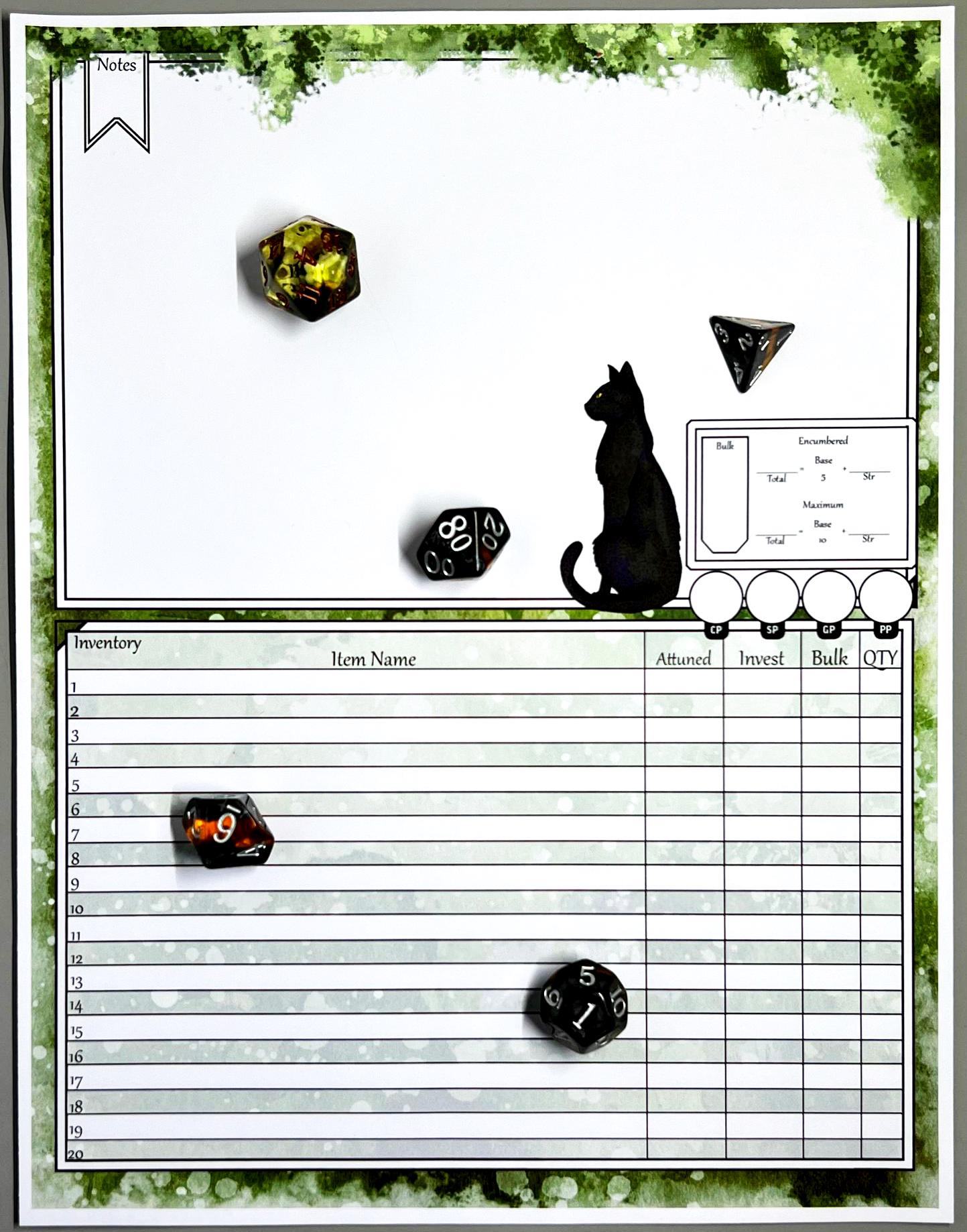 Pathfinder Witch 2e Character Sheet - Etsy