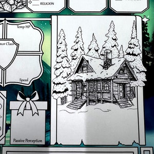 Christmas Solstice Dnd 5e Character Sheet Digital Download - Etsy