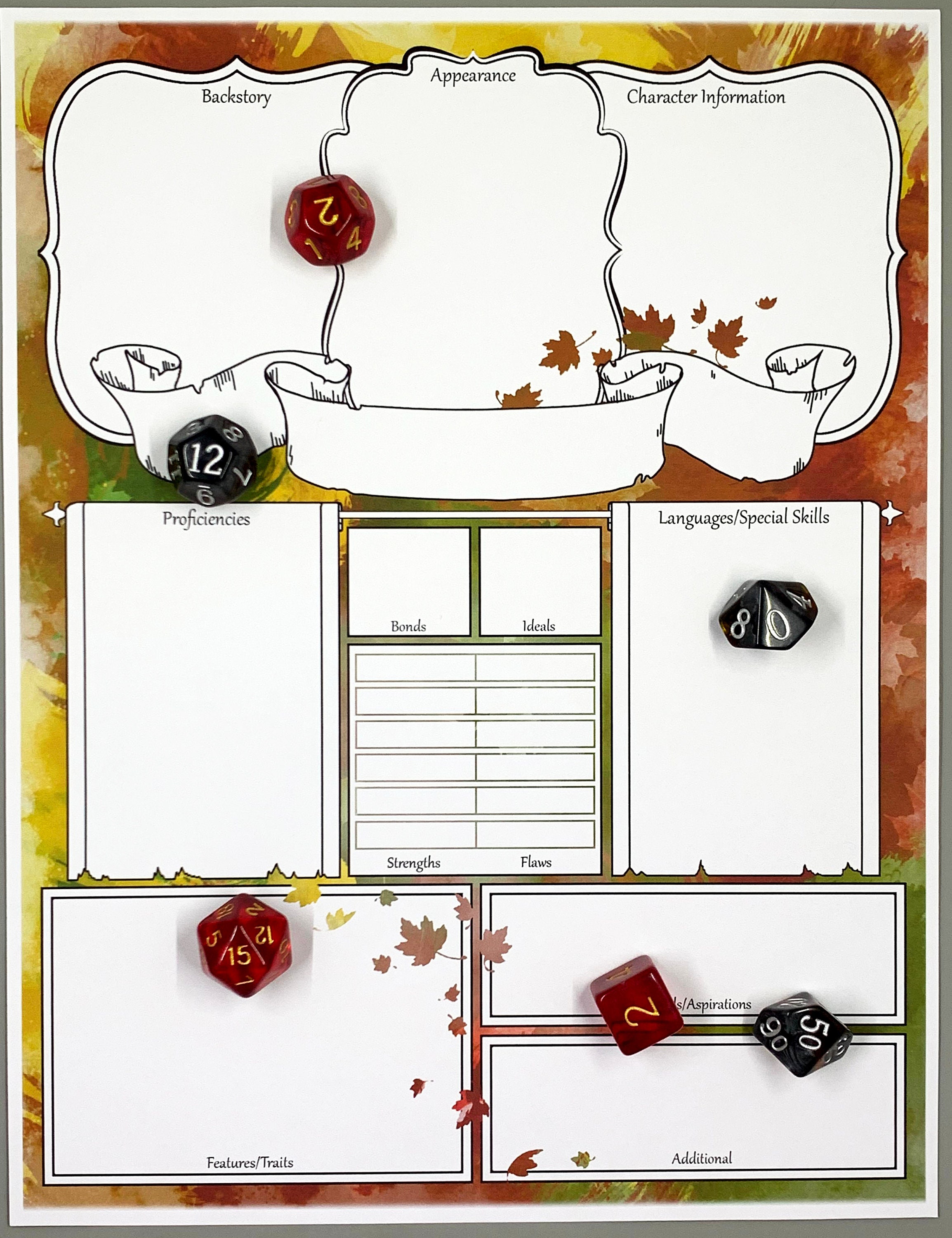 Ranger Dnd 5e Character Sheet Digital Download - Etsy