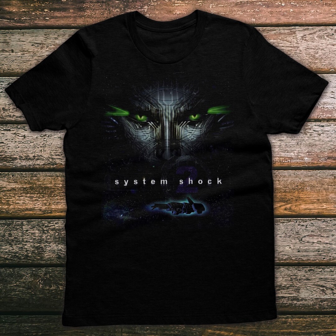 System Shock 2 - Vintage PC Box Art T-shirt - Etsy