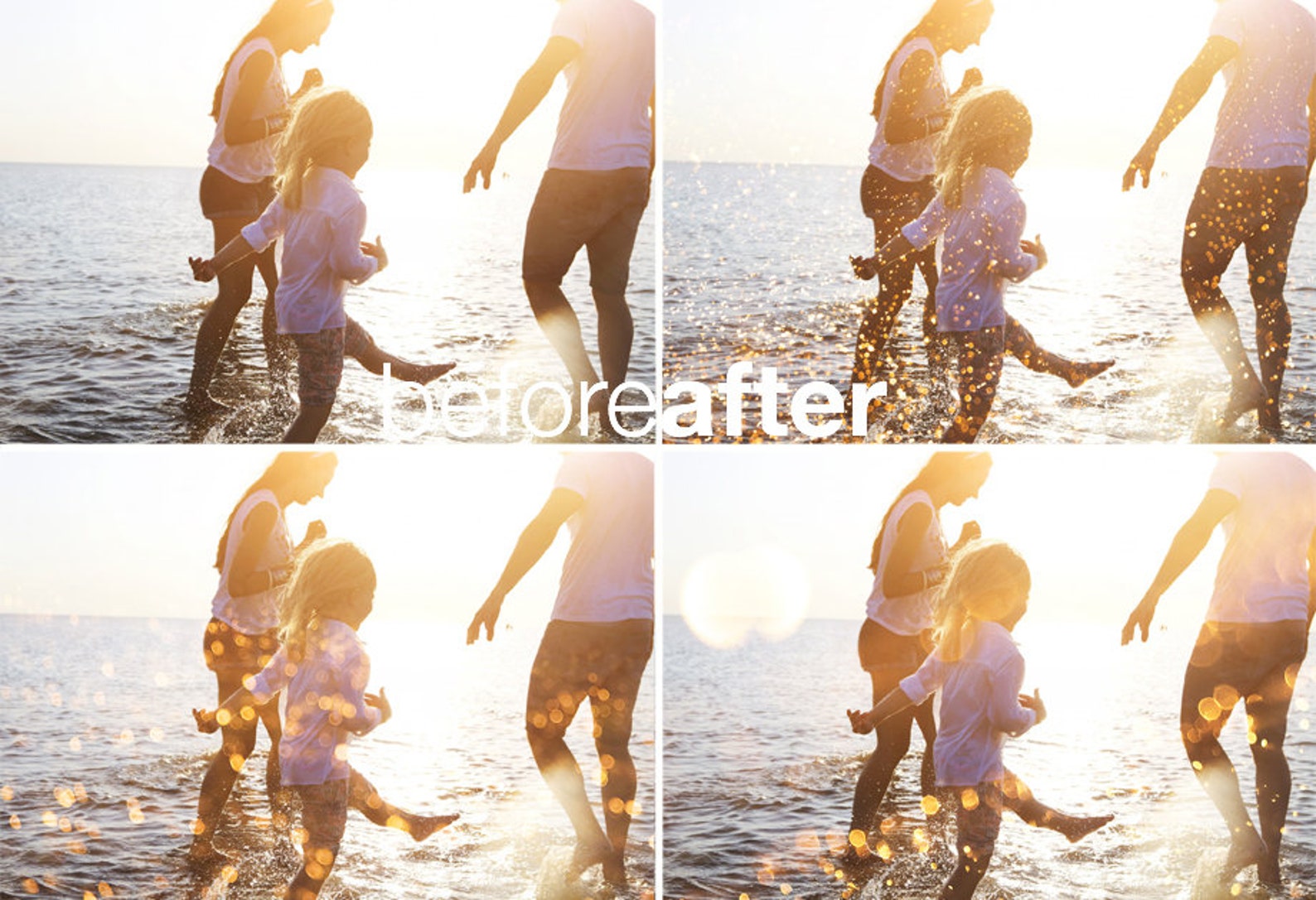 65 Light Reflections Photoshop Overlays: Golden and Silver | Etsy