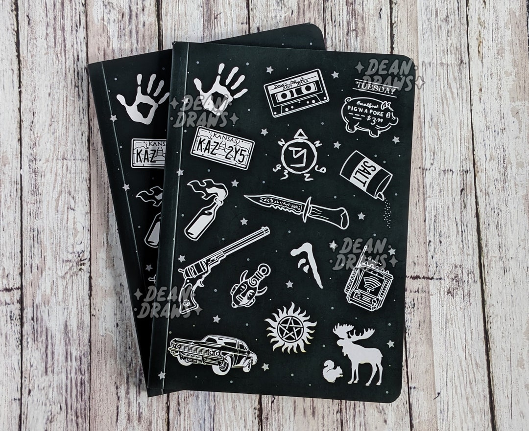 Supernatural Notebook - Etsy