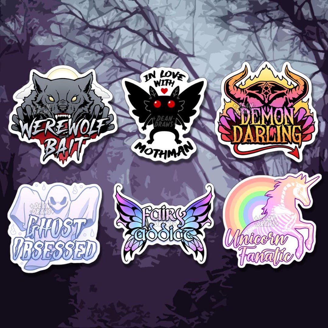Cyptid Monster Stickers Pack 2 - Etsy