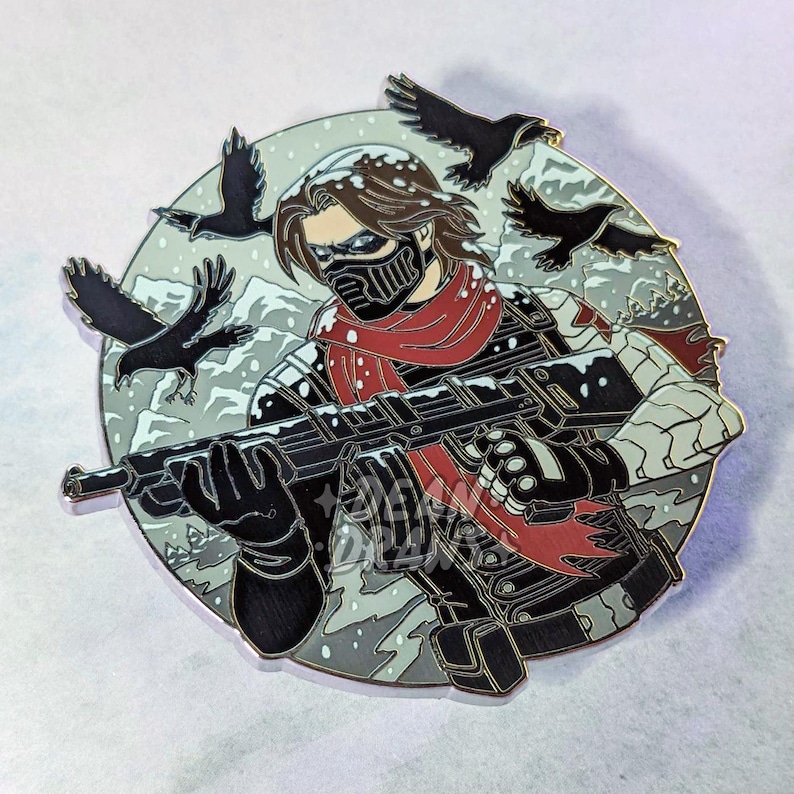Winter Soldier Crow Pin *B GRADE* - Etsy