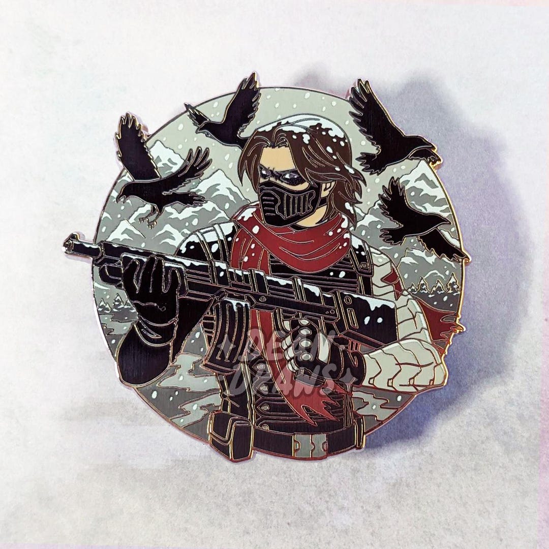 Winter Soldier Crow Pin *B GRADE* - Etsy