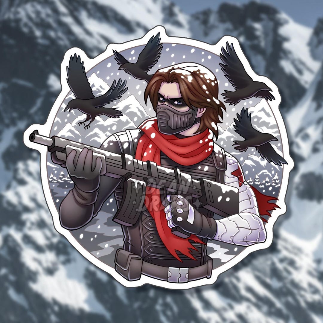 Winter Soldier Crows Sticker - Etsy