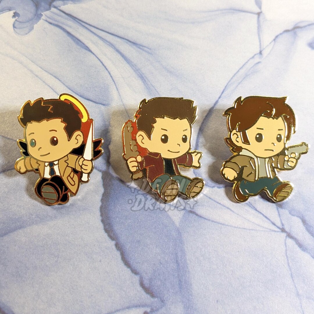 Supernatural Mini Pins - Etsy
