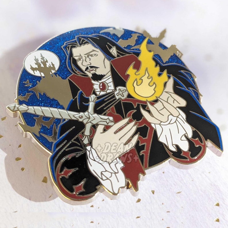 Count Dracula Pin - Etsy
