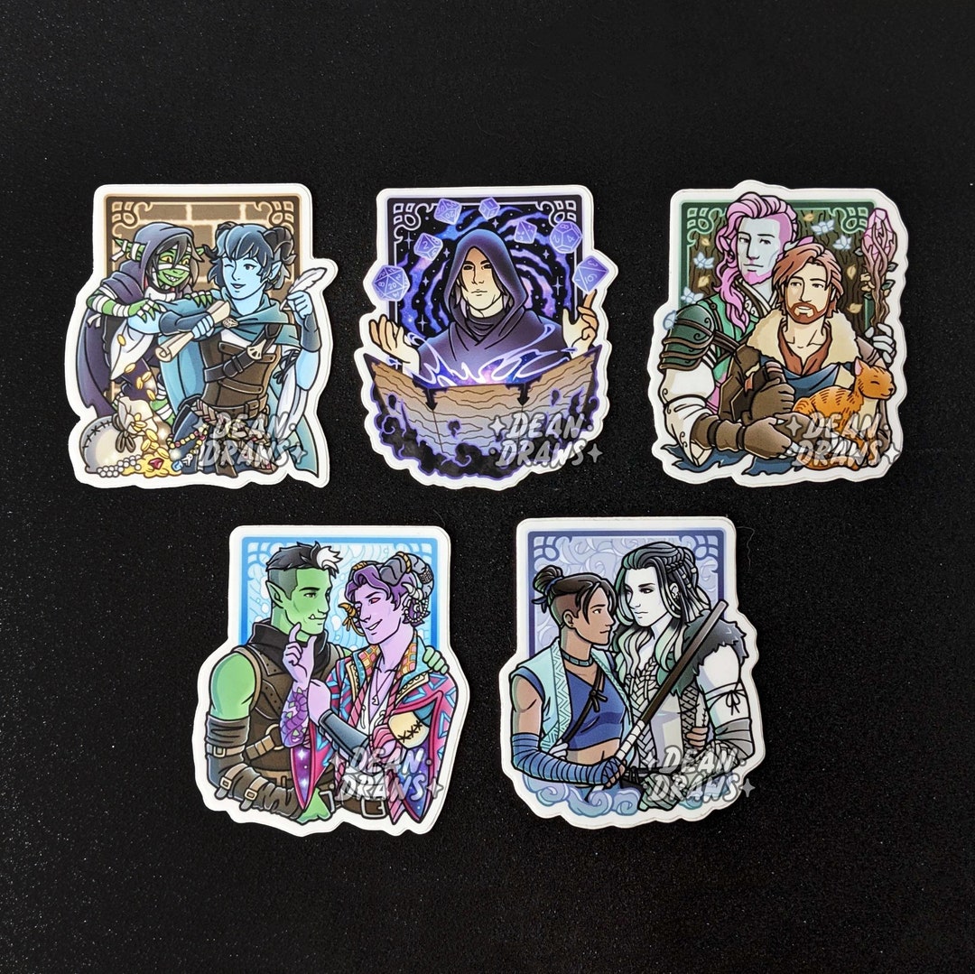 Mighty Nein Sticker Pack - Etsy