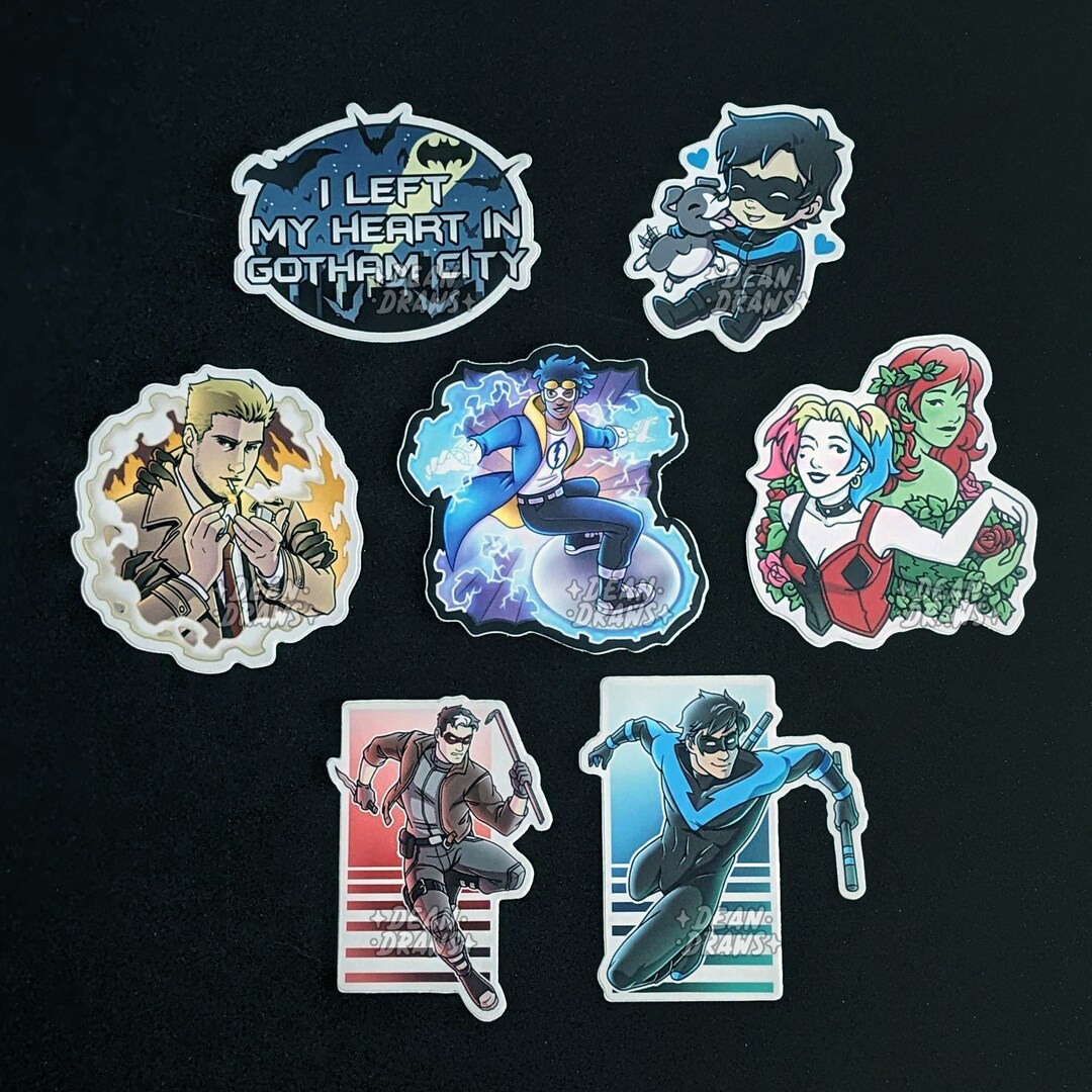 DC Sticker Pack 1 - Etsy