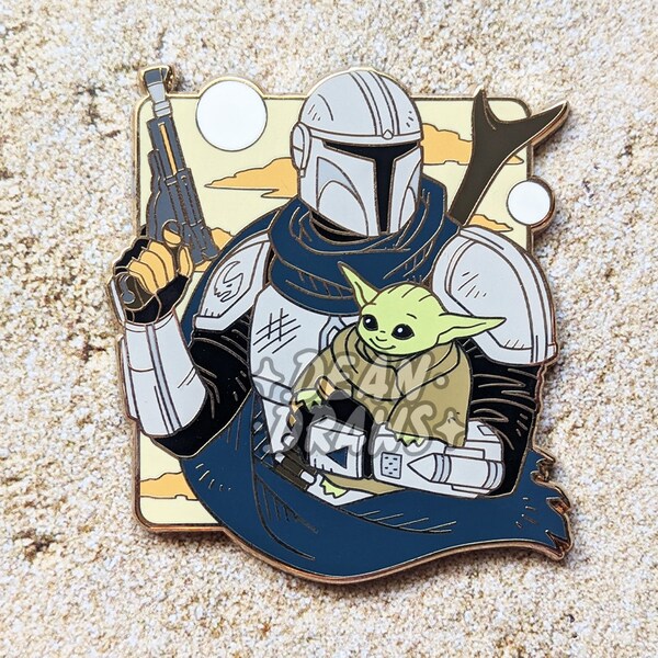 Grogu Enamel Pin - Etsy