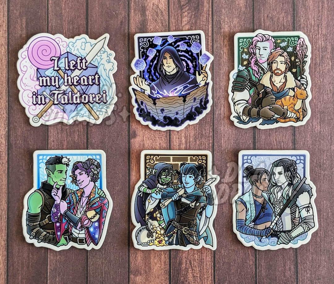 Critical Role Stickers - Etsy