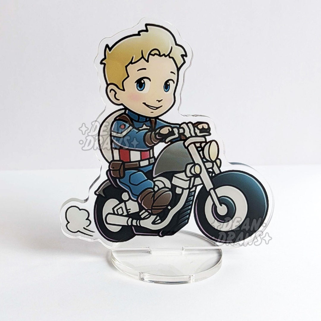 Steve Motorcycle STANDEE - Etsy