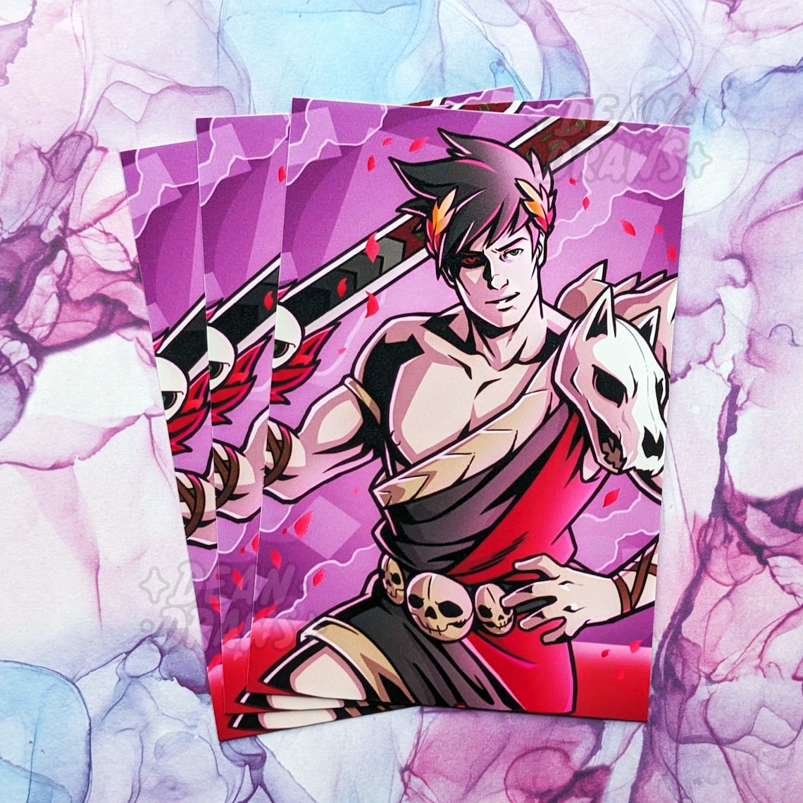 Zagreus Print | Hades Game Art (4x6 In) - Etsy