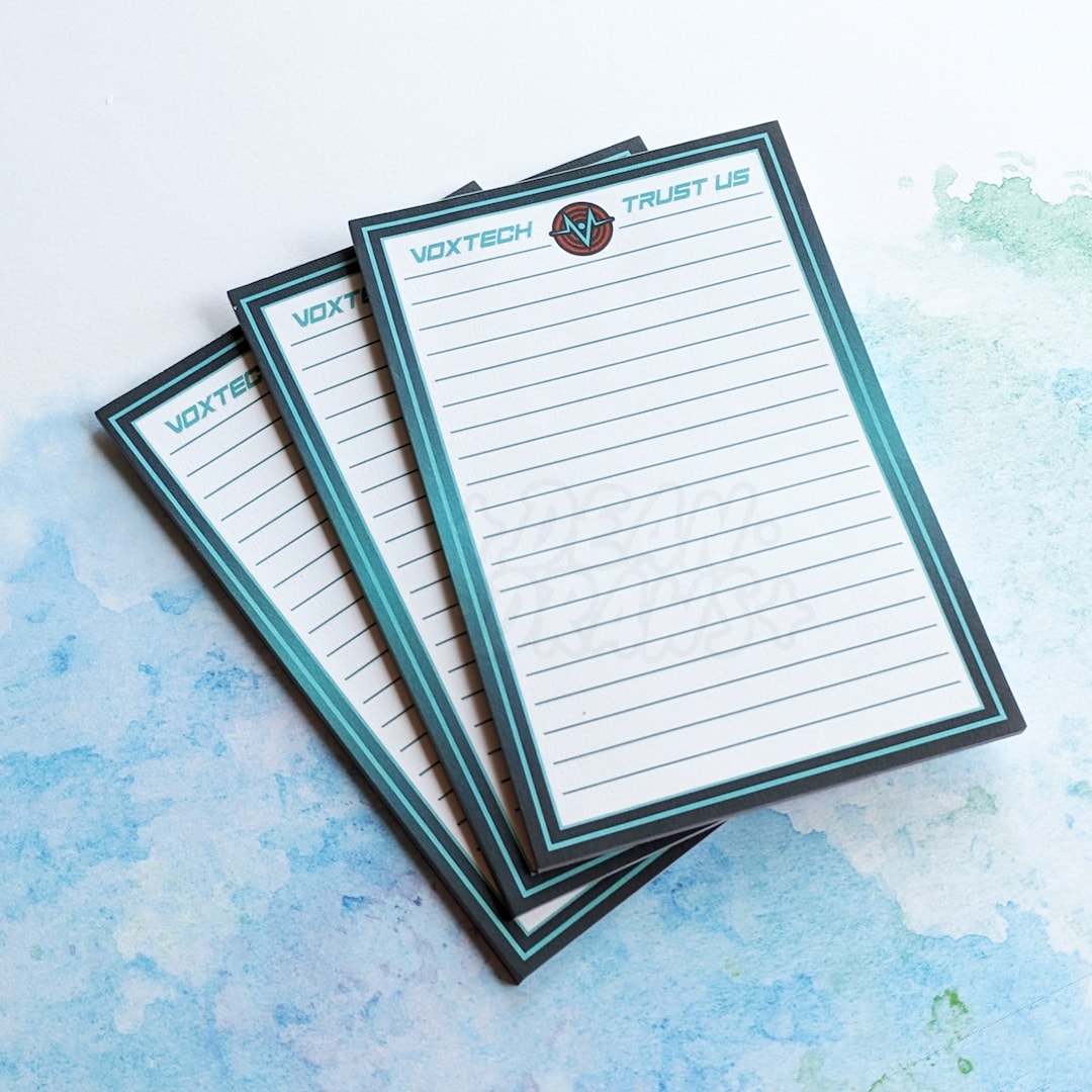 Vox Tech Notepad - Etsy