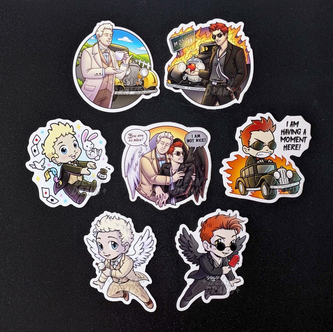 Good Omens Sticker Pack - Etsy