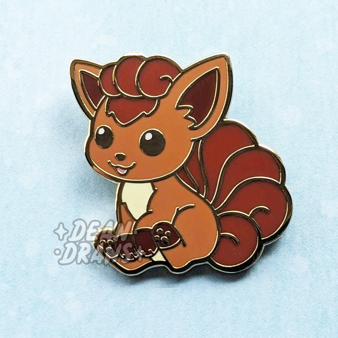 Fox Vulpix Mini Pin - Etsy