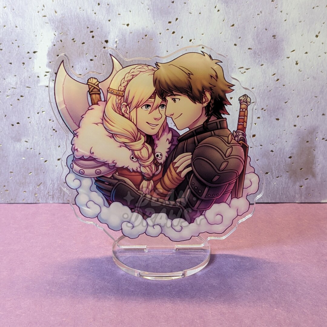 Hiccup/astrid Standee - Etsy