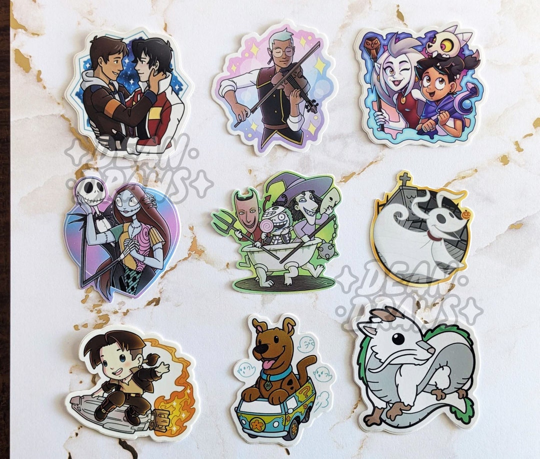 Animation Stickers - Etsy