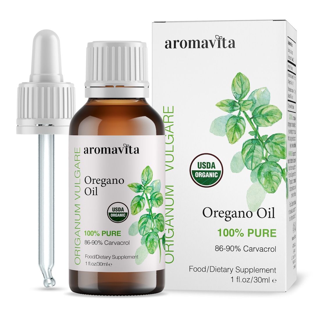 Organic Greek Oregano Essential Oil:extra-strong Carvacrol Formula (86 ...