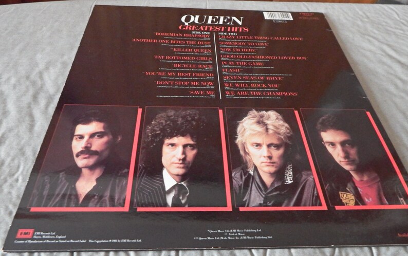 Queen Greatest Hits Vinyl Record, 1981, U.K. Vinyl LP, Original Vintage ...