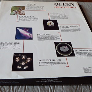 Queen Greatest Hits Vinyl Record, 1981, U.K. Vinyl LP, Original Vintage ...