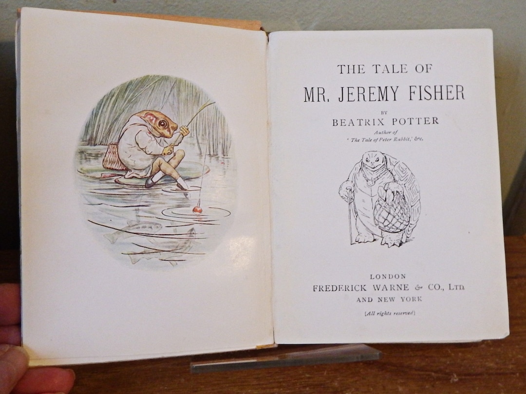 The Tale of Mr Jeremy Fisher, Printed After 1917 Early Edition, Beatrix ...