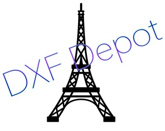 Eiffel Tower Dxf - Etsy