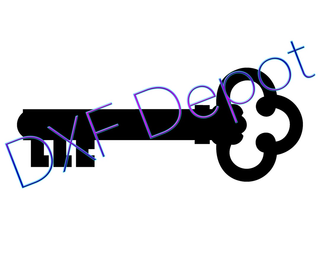 Skeleton Key .dxf Format. CNC Cut File Vector Art Clip Art DXF - Etsy