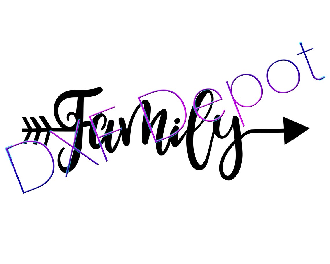 Family DXF Vector Art Clip Art Png AI Jpeg Pdf Cricut Laser Cutting ...
