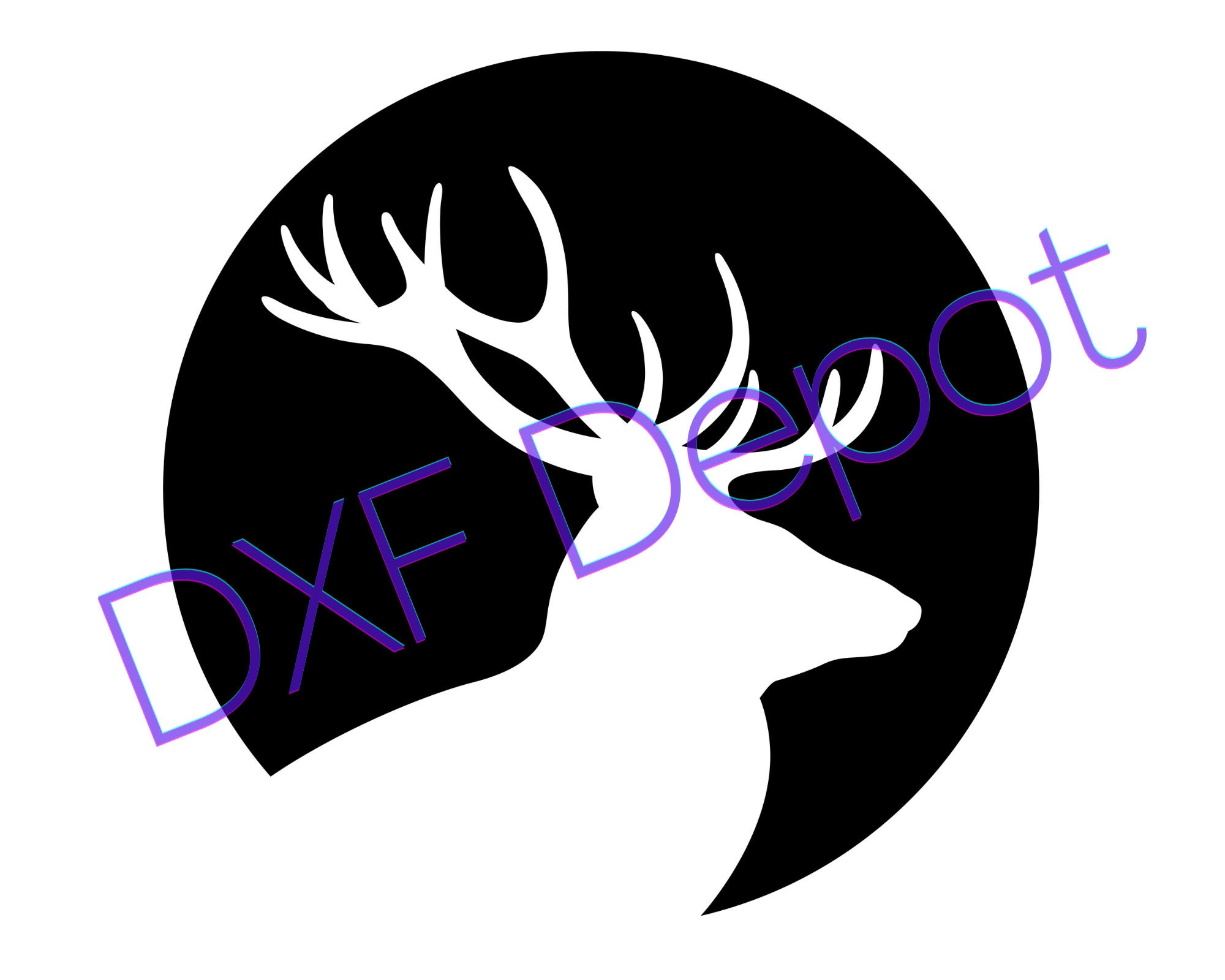 Buck Deer Cutout DXF Vector Art Clip Art Png AI - Etsy