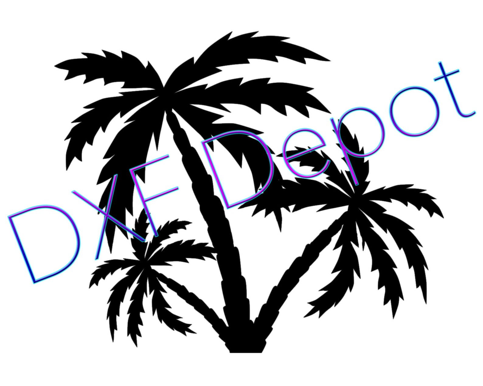 Palm Tree .dxf format. Fichier de découpe CNC Art - Etsy France