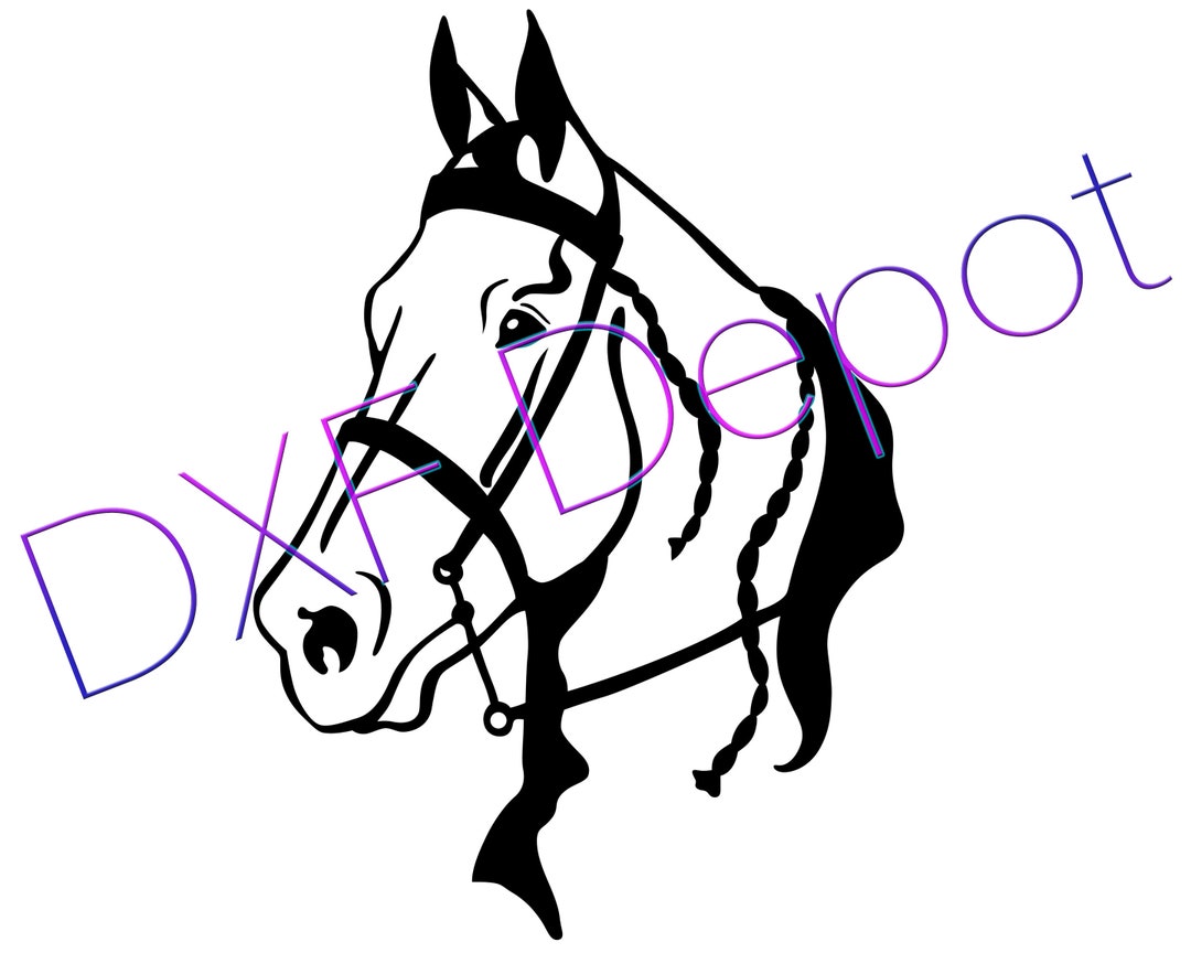 Formato caballo .dxf. Archivo de corte CNC Arte vectorial Imágenes ...