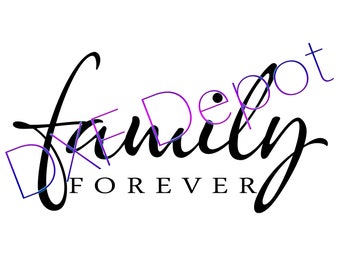 Family Forever Dxf - Etsy