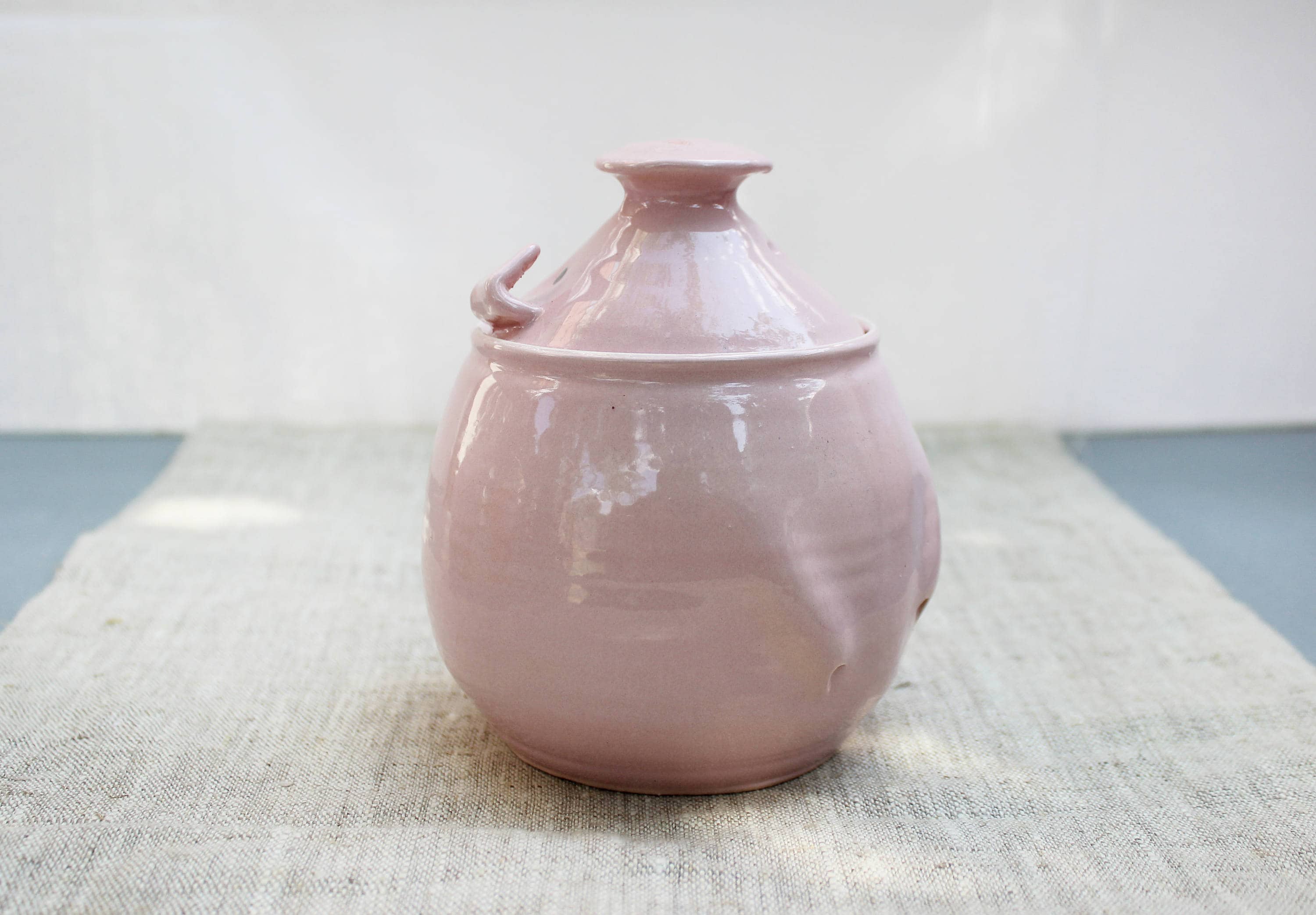 Pink Pig Cookie Jar Storage Bowl With Lid Ceramic Pigs - Etsy UK