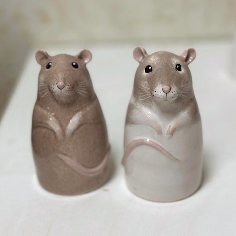 Custom Rat Urn: Handmade Pottery Portrait, Loss Gift - Etsy