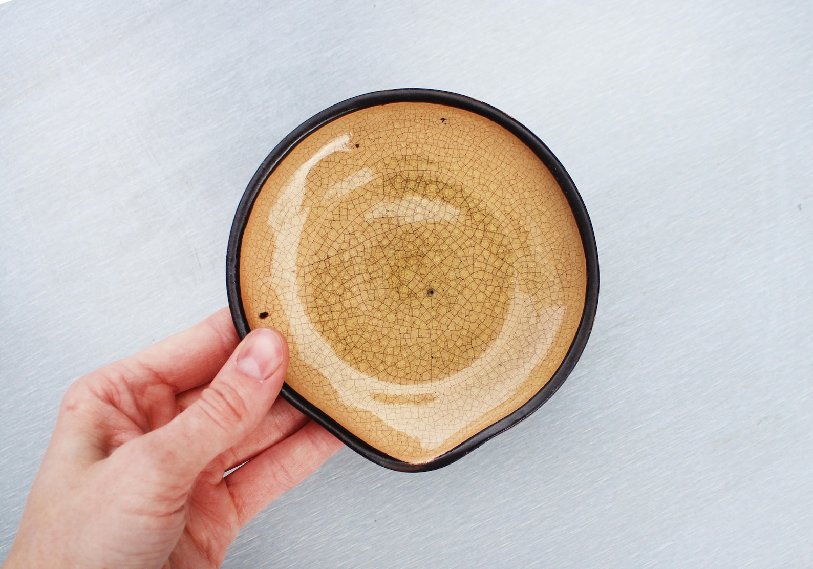 Mustard Yellow Spoon Holder, Ochre Rustic Spoon Rest, Pottery Ceramics ...