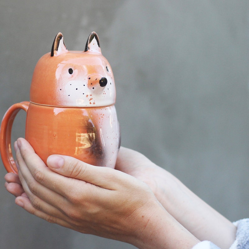 Fox Tea Cup - Etsy