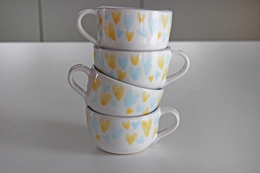 Stand With Ukraine Coffee Mug | From Ukraine With Love | Large Pottery ...