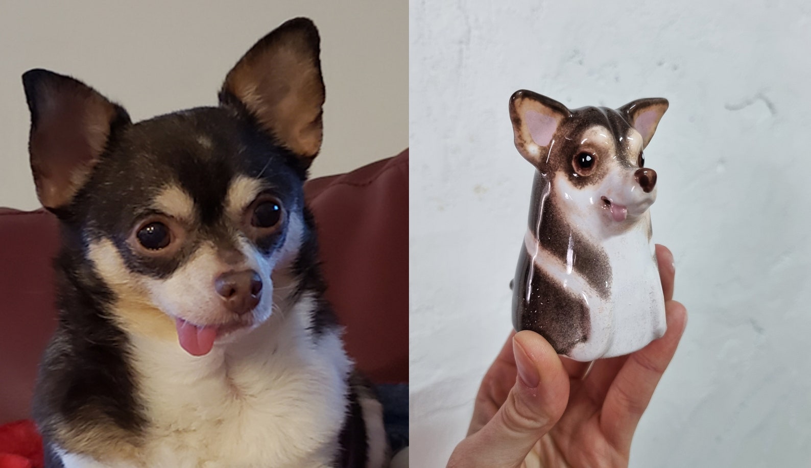 Custom Pet Portrait, Personalized Pets Painting, Ceramic Portrait From ...