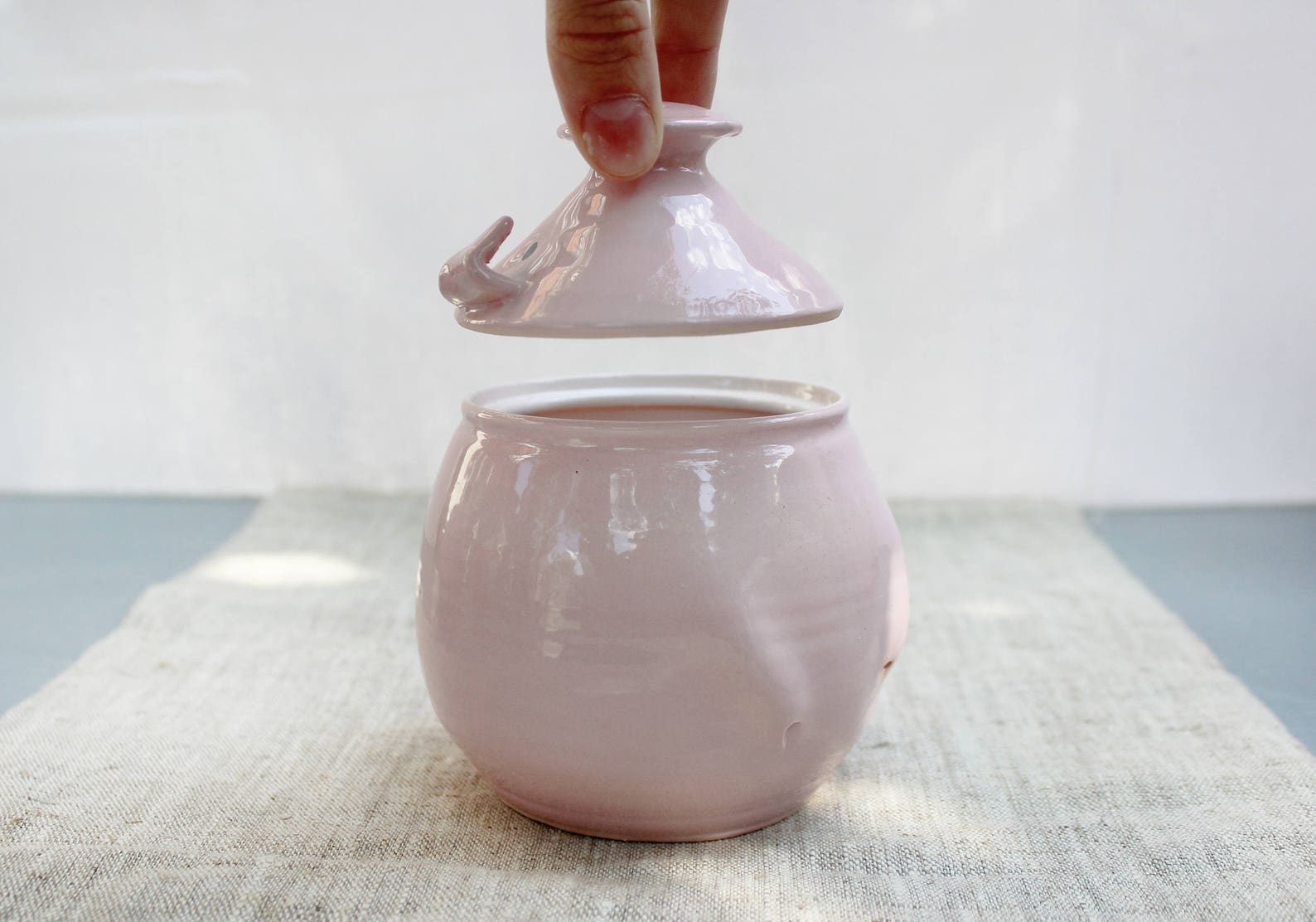 Pink Pig Cookie Jar Storage Bowl With Lid Ceramic Pigs - Etsy UK