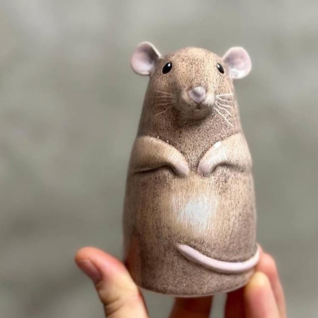 Custom Rat Urn: Handmade Pottery Portrait, Loss Gift - Etsy