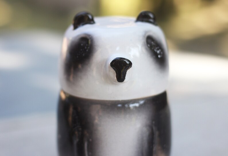 Small Panda Container Funny Ceramic Panda Storage Jar With | Etsy