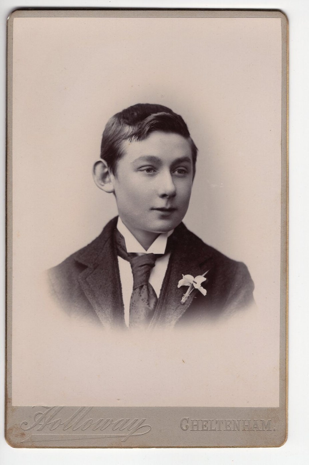 Original 1880s Handsome Young Boy Cabinet Card Photo Antique Vintage ...