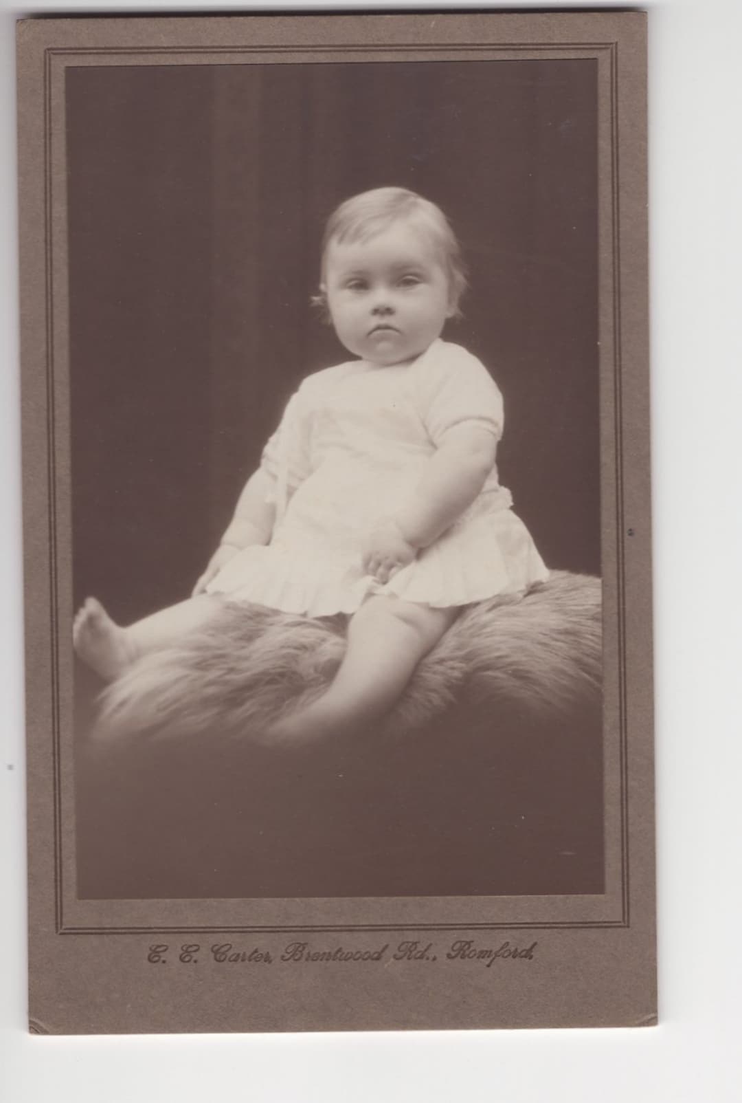 Original 1880s Little Baby Victorian Cabinet Card Antique Photo ...