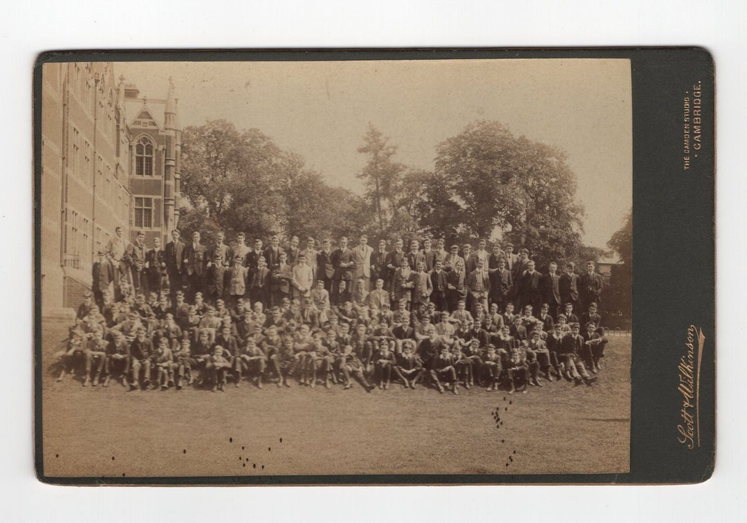 1880s Cambridge University Students Victorian Cabinet Card - Antique ...