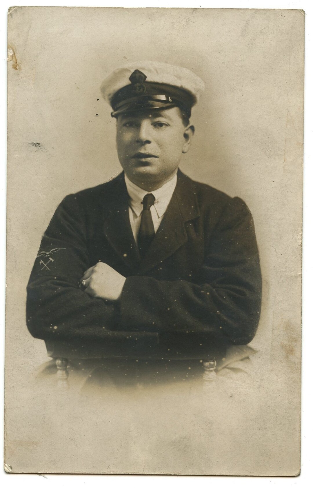 1910s Merchant Navy Seaman Real Photo Postcard - Antique Vintage ...