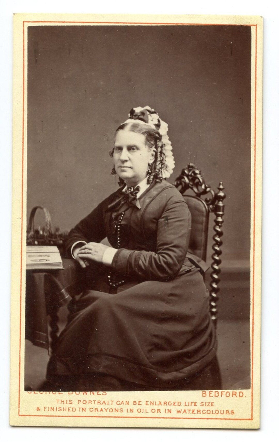 1876 Woman With Photo Album CDV Photo - Carte De Visite Antique Vintage ...