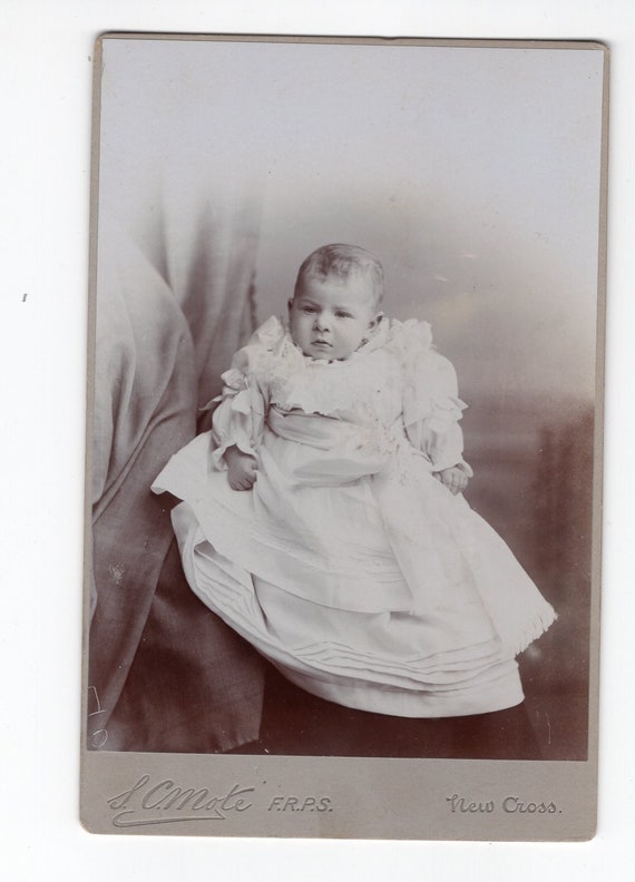 1880s Little Baby Victorian Cabinet Card Antique Photo - Etsy